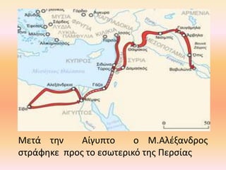 ΤΟ ΤΕΛΟΣ ΤΗΣ ΕΚΣΤΡΑΤΕΙΑΣ ΤΟΥ Μ. ΑΛΕΞΑΝΔΡΟΥ | PPTX