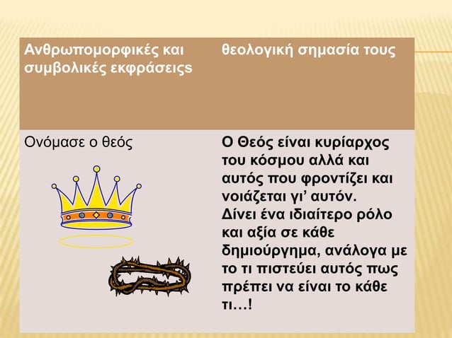 η δημιουργια του κοσμου | PPTX