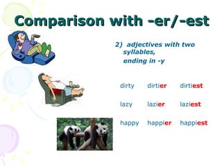 Навчальна презентація з теми ступені порівняння прикметників | PPT