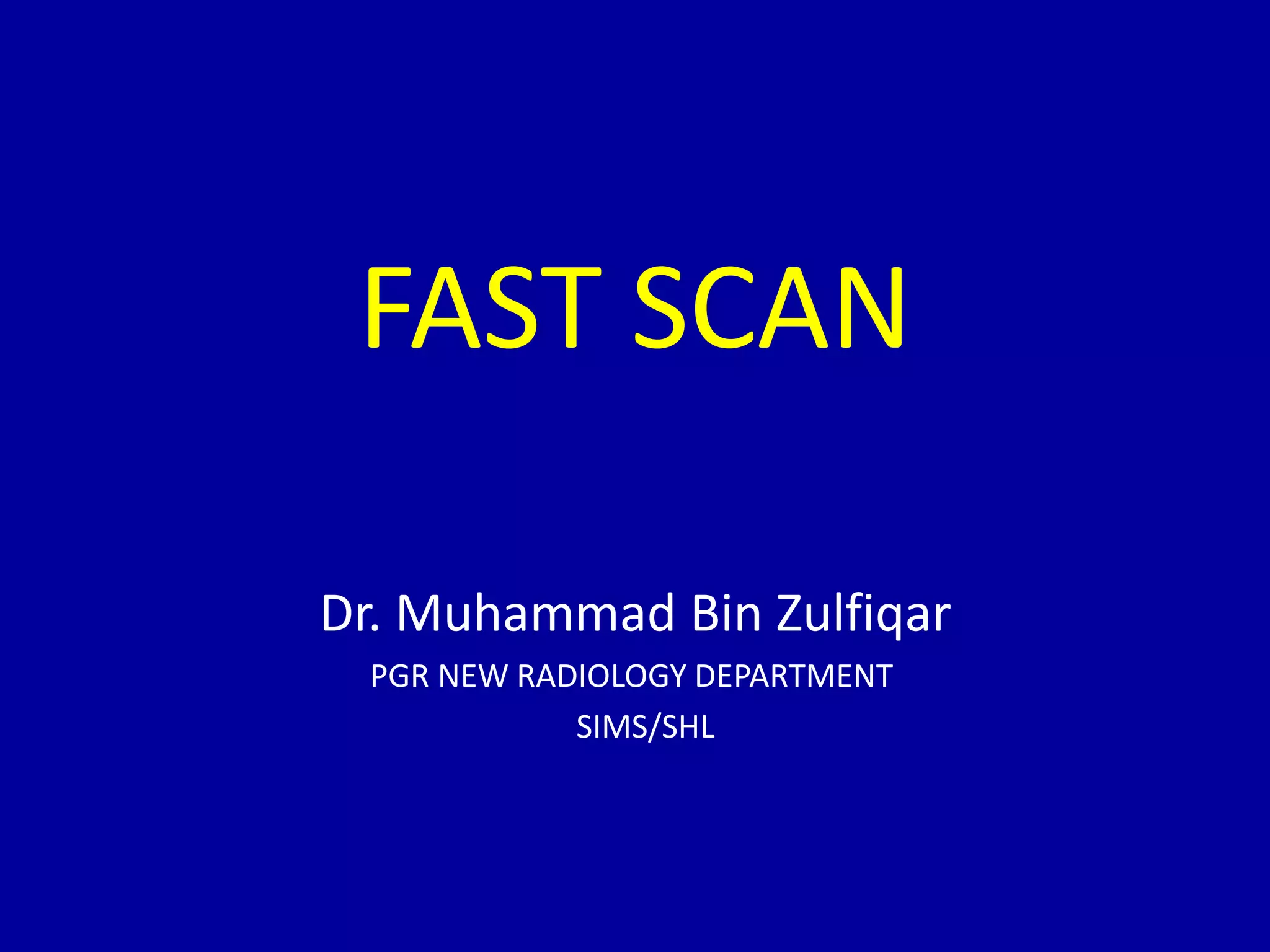 Fast Scan | PPTX