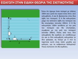 εισαγωγη στην ειδικη θεωρια τησ σχετικοτητασ | PPTX
