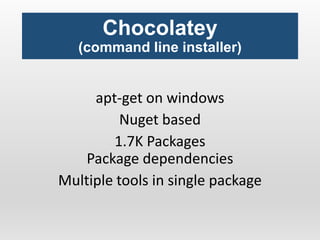 Уберинструментарий для тех, кому надоел MSBuild | PPT