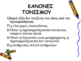 κανονες τονισμου | PPT