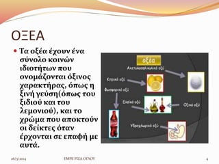 ΦΥΣΙΚΗ ΣΤ' - Οξεα Βασεις-Αλατα | PPT