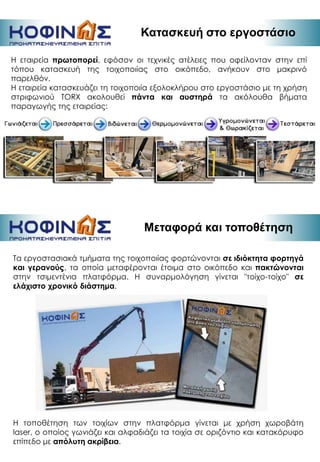 Προκατασκευασμένα Σπίτια - Κοφινάς | PDF