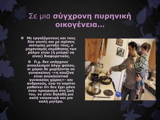 Μαθαίνοντας το ρόλο του άνδρα και το ρόλο της γυναίκας | PPT