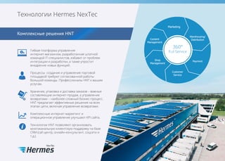 Услуги e-commerce компании Hermes NexTec | PDF