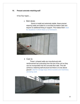 retaining walls ( word ) | DOCX