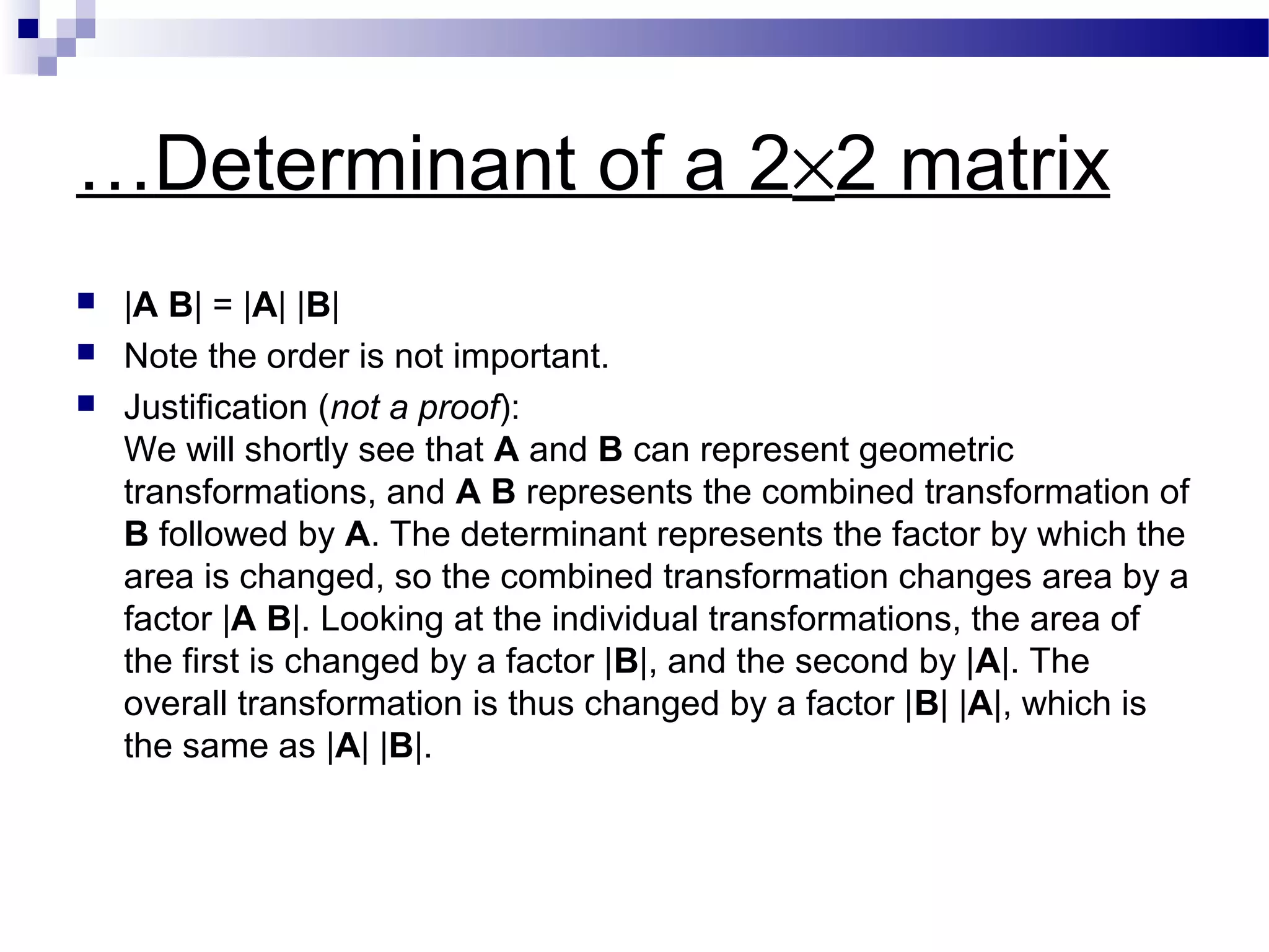 systems of linear equations & matrices | PPT