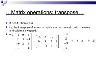 systems of linear equations & matrices | PPT