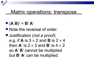 systems of linear equations & matrices | PPT