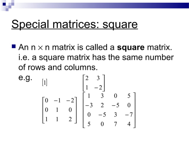 systems of linear equations & matrices | PPT