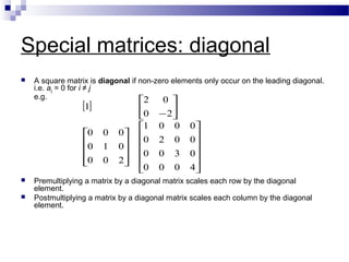 systems of linear equations & matrices | PPT