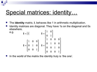 systems of linear equations & matrices | PPT