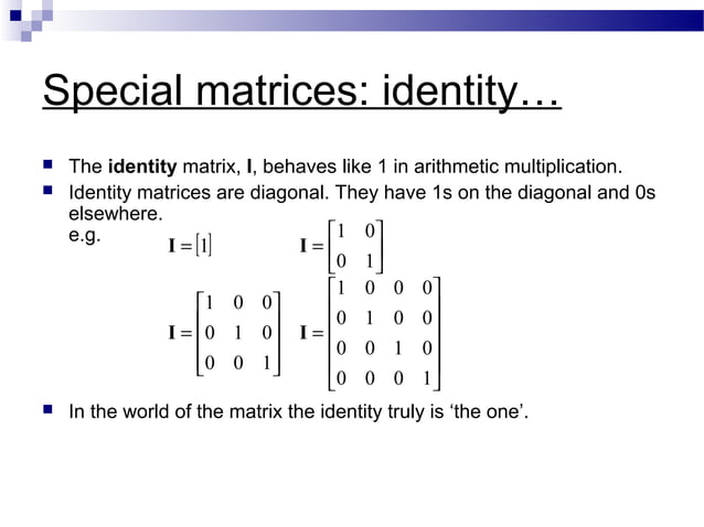systems of linear equations & matrices