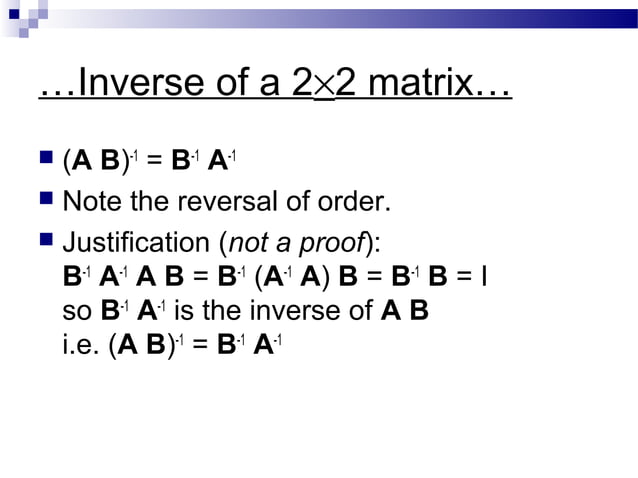 systems of linear equations & matrices | PPT