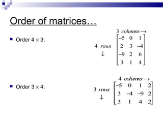 systems of linear equations & matrices | PPT