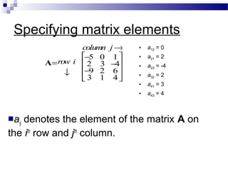 systems of linear equations & matrices | PPT