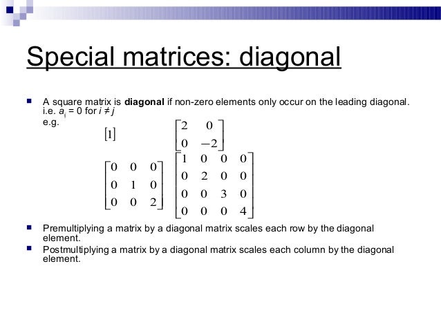 systems of linear equations & matrices