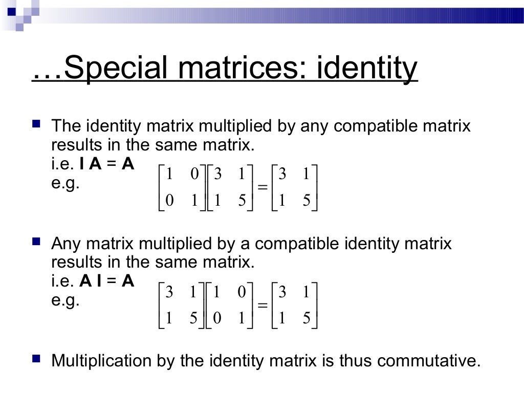 systems of linear equations & matrices