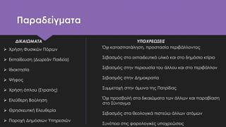Δικαιώματα & Υποχρεώσεις του Πολίτη | PPTX
