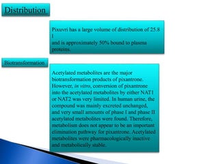 pixantrone abstract chemical data by tanta pharmcist | PPT