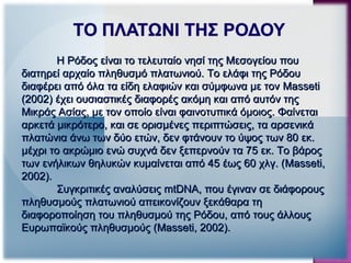 "To Πλατώνι και η Ρόδος: Ποιος χρειάζεται ποιον" - Δρ. Νίκος Θεοδωρίδης ...