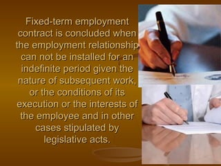 The labor agreement | PPT