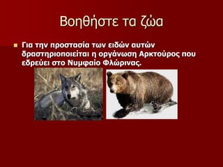 τα ζωα υπο εξαφανιση | PPT