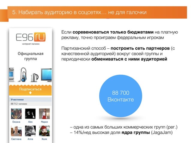 «Низкобюджетный маркетинг в конкуренции с федеральными сетями» | PPT