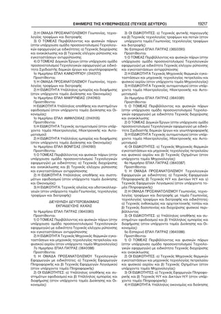ΥΠΑΙΘ: Προσθήκες ομάδων προσανατολισμού, τομέων και ειδικοτήτων στα ...
