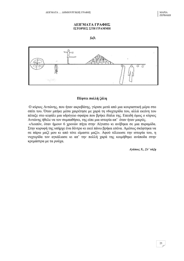 ΔΕΙΓΜΑΤΑ... ΔΗΜΙΟΥΡΓΙΚΗΣ ΓΡΑΦΗΣ | PDF