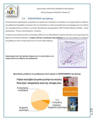 1o βραβειο ΚΑΛΥΤΕΡΗ ΠΕΡΙΒΑΛΛΟΝΤΙΚΗ ΔΡΑΣΗ 2013-2014, ΤΕΙ ΘΕΣΣΑΛΟΝΙΚΗΣ | PDF
