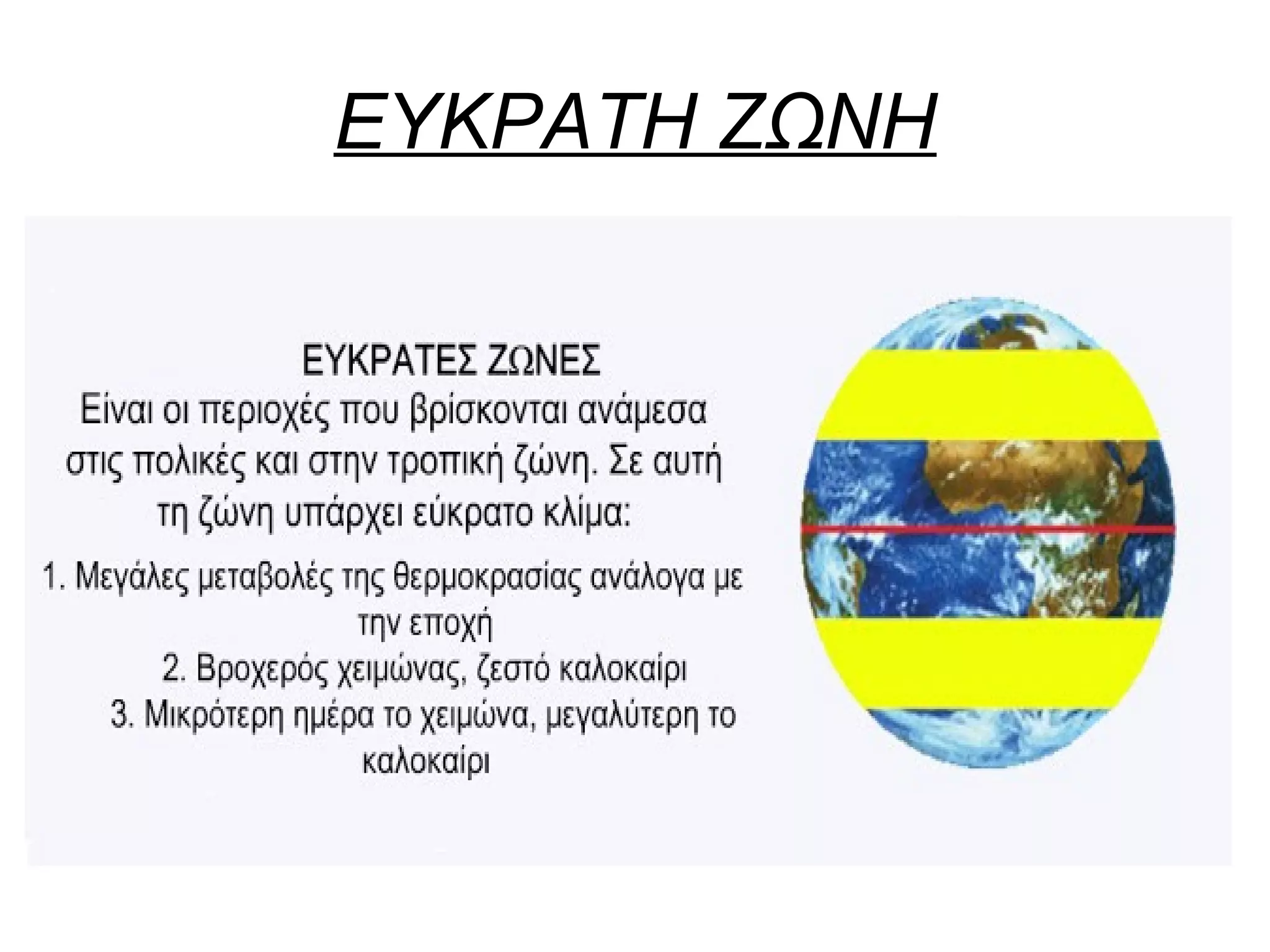 Κλιματικές ζώνες του πλανήτη | PPT
