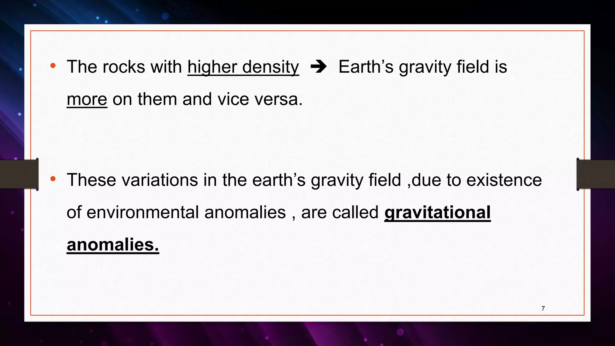 Geophysics. GRAVIMETERY METHOD | PPTX