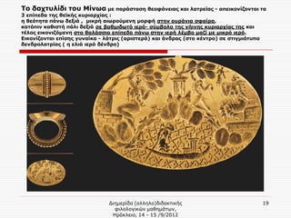 Όψεις του μινωικού πολιτισμού μέσα από μια περιήγηση στο Αρχαιολογικό ...