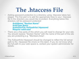 .htaccess | PPTX
