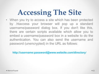 .htaccess | PPTX