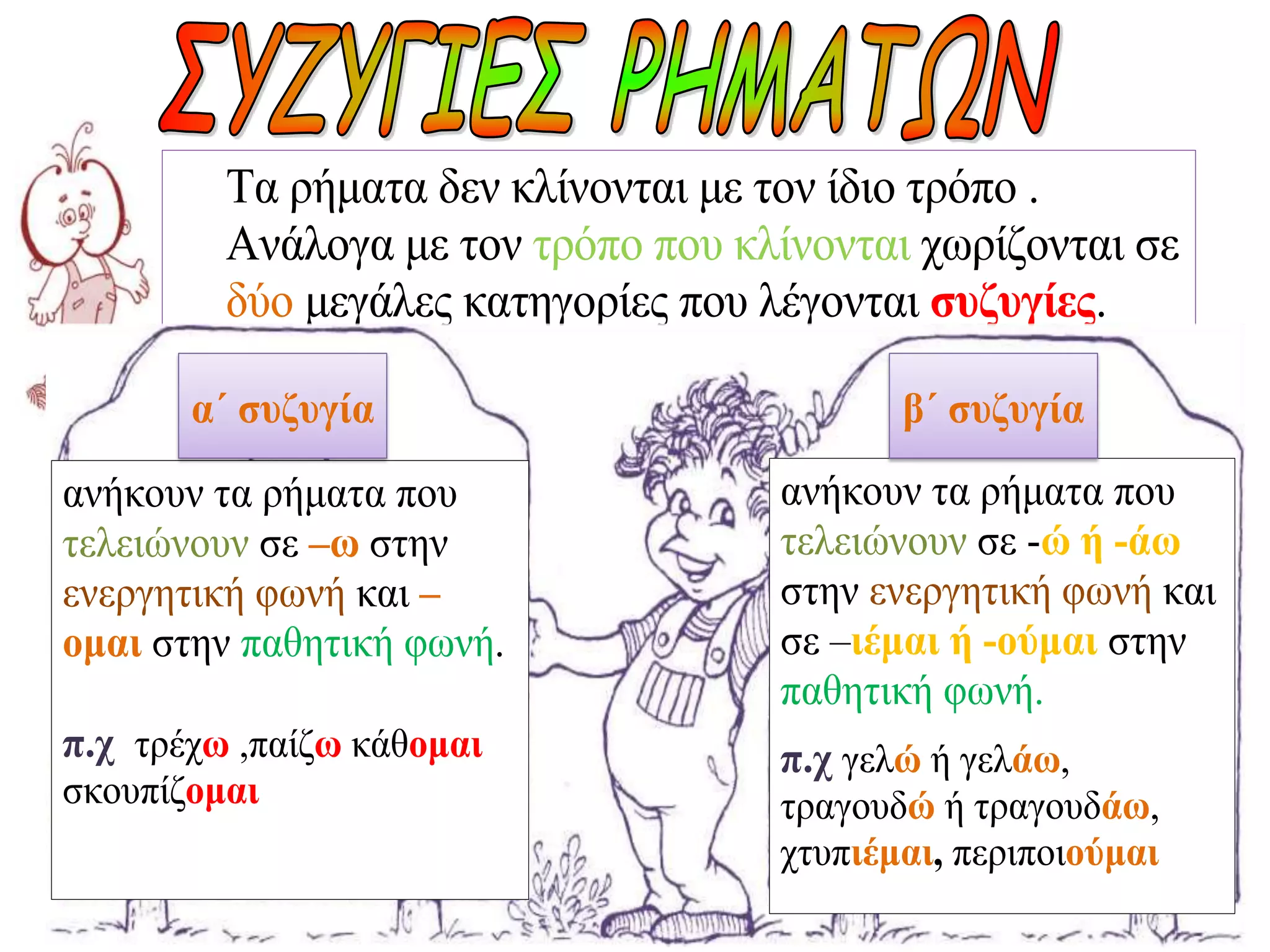 ρηματα | PPTX