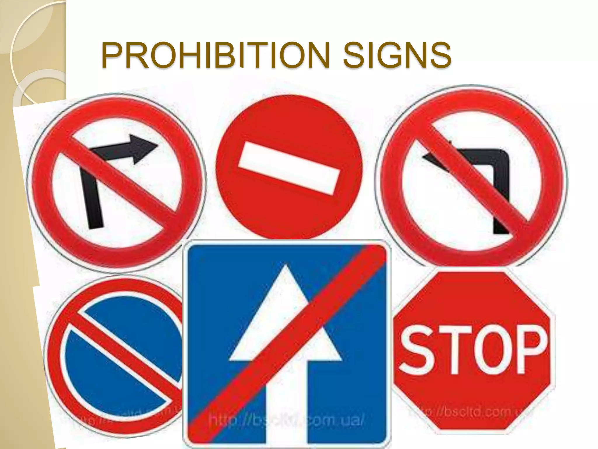 Traffic signs in Russia by Sasha Kostina | PPTX