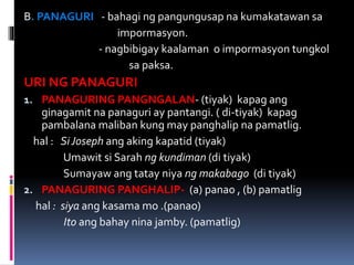 Palabuuan ng Pangungusap | PPTX