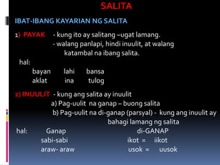 Palabuuan ng Pangungusap | PPTX