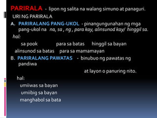 Palabuuan ng Pangungusap | PPTX