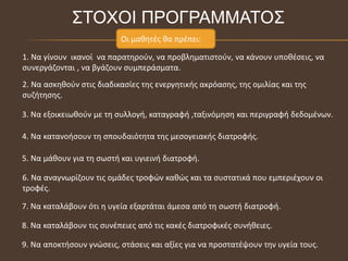 παρουσίαση προγράμματος | PPTX
