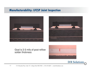 .3mm CSP and LFCSP Reliability | PPT