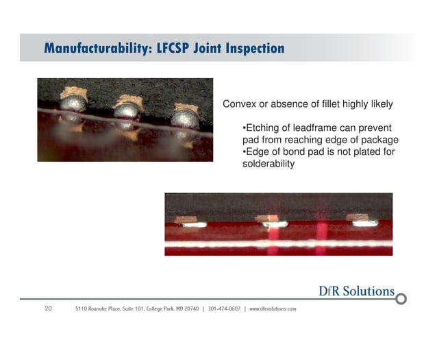 .3mm CSP and LFCSP Reliability | PPT