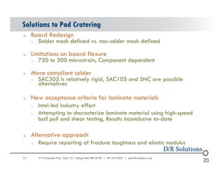 .3mm CSP and LFCSP Reliability | PPT