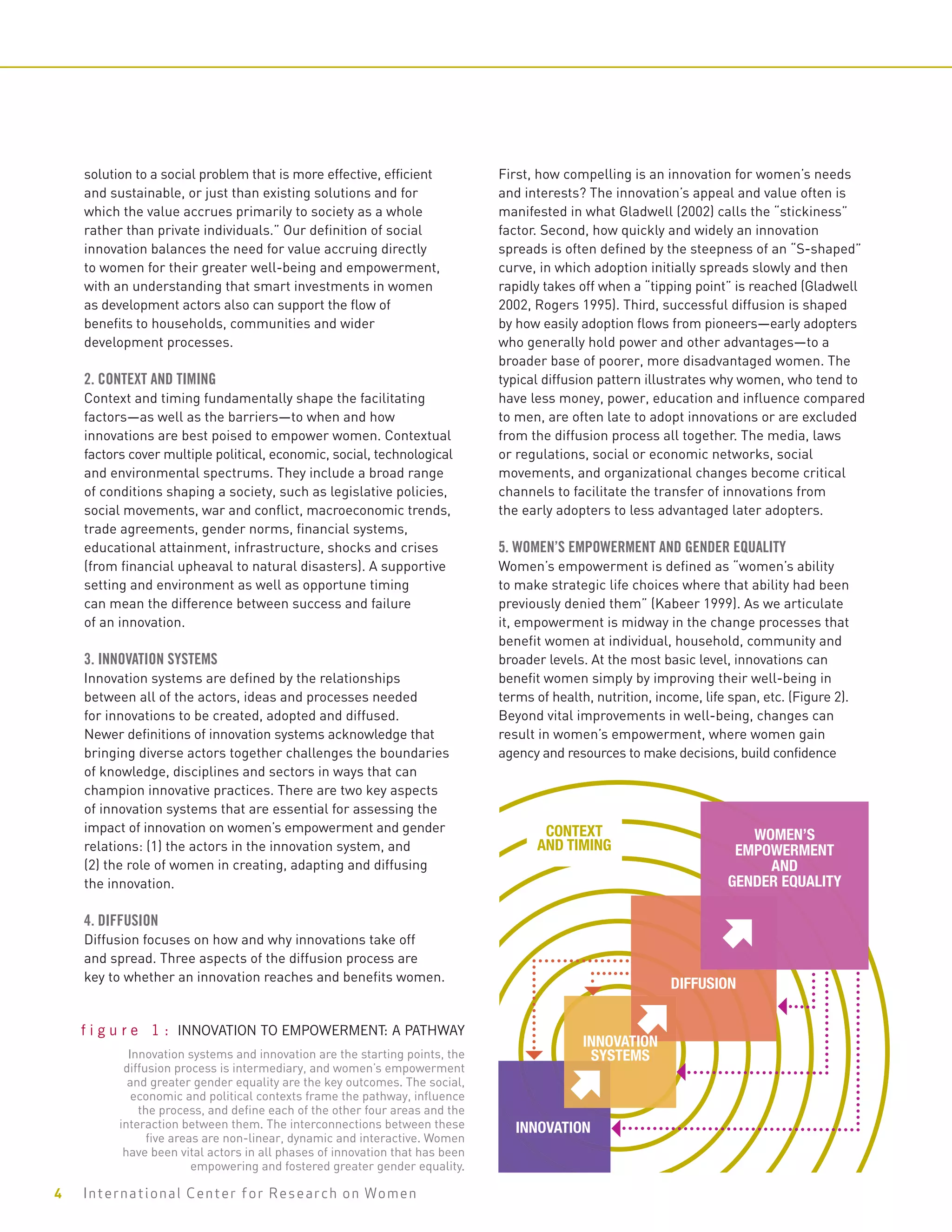 Innovation for Women Empowerment and Gender Equality | PDF