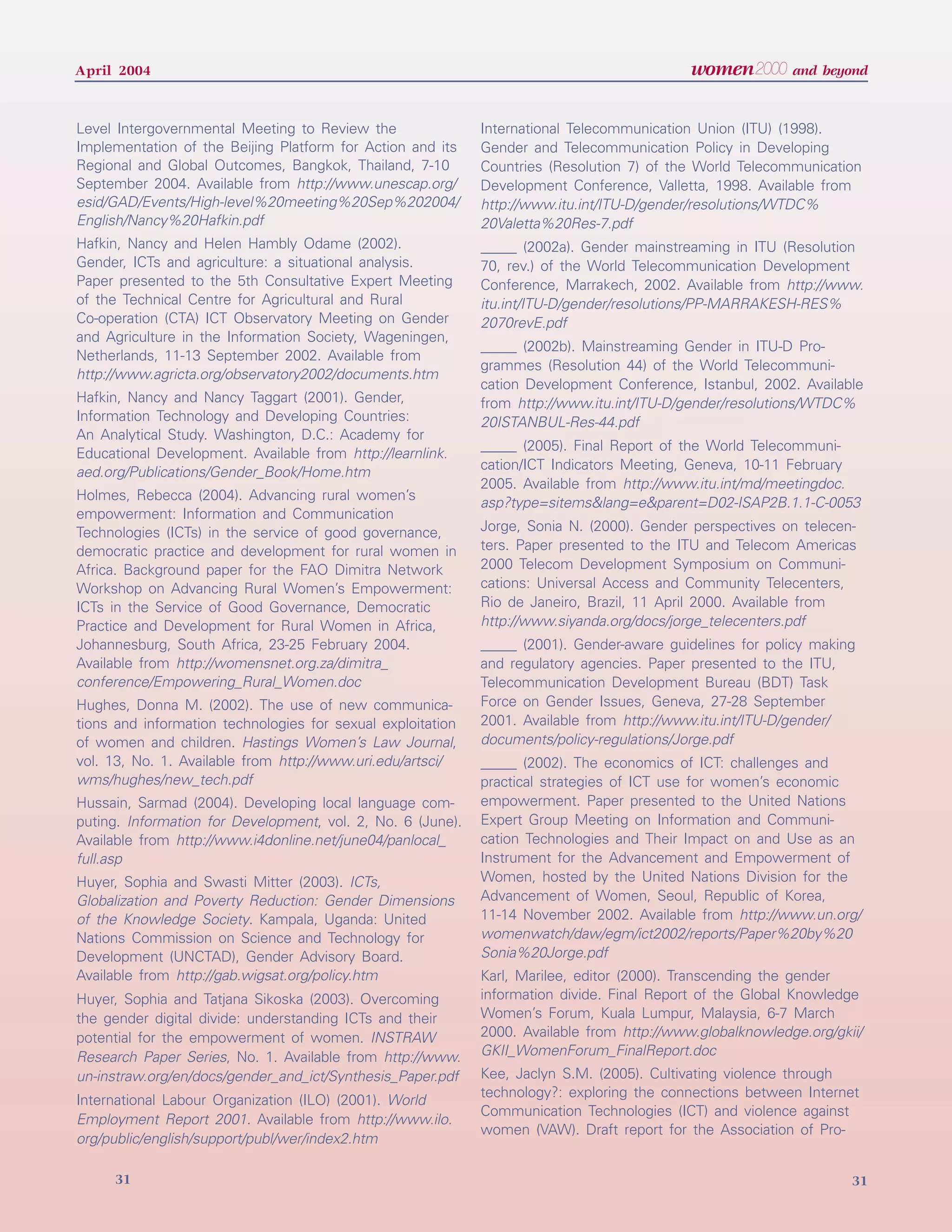 Gender equality and empowerment of women through ICT | PDF