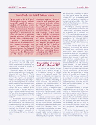 Gender equality and empowerment of women through ICT | PDF